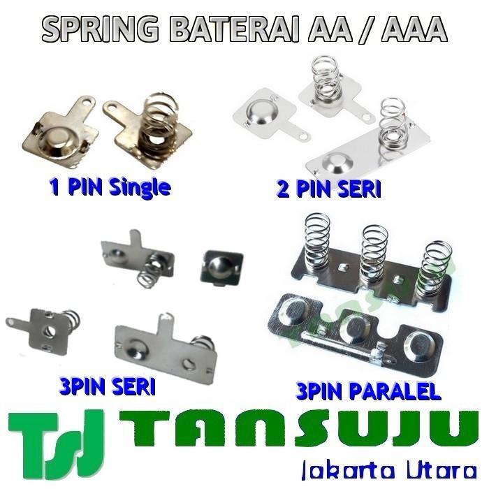 Jual Battery Spring and Plate Set PIN Terminal Pegas Per Baterai Susun ...