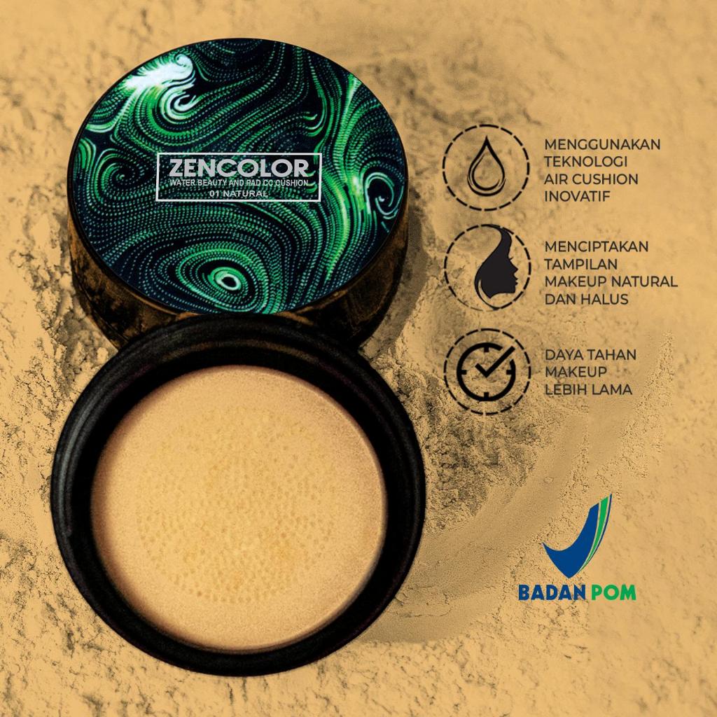 Jual [BPOM] ZENCOLOR Mushroom Head Air Cushion CC Cream Foundation Waterproff And Long Lasting ...