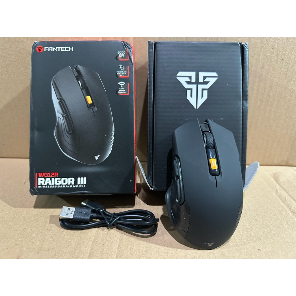 Jual MOUSE GAMING FANTECH RAIGOR III WG12R RECHARGEABLE | Shopee Indonesia
