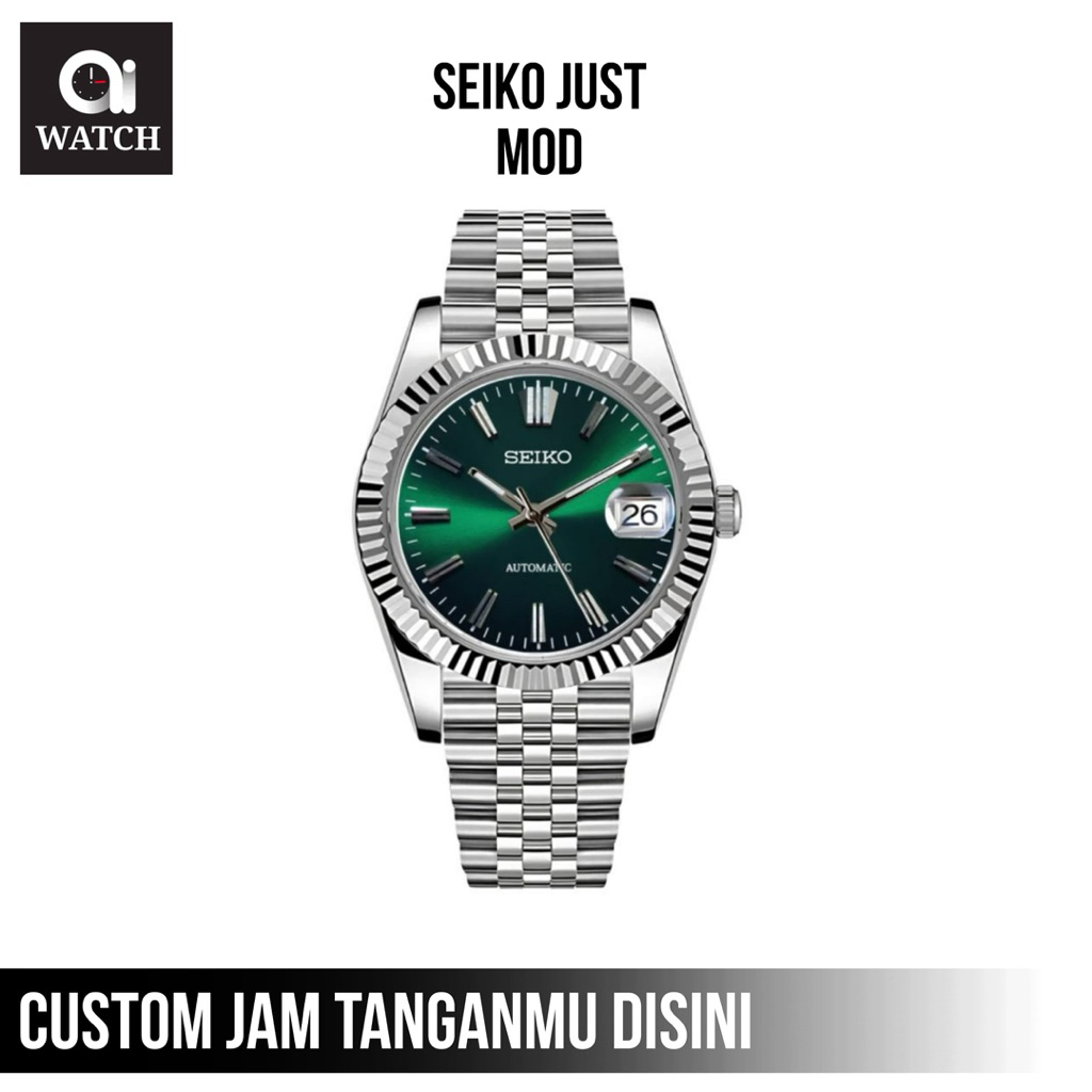 Jual Seiko Just mod 36mm/39mm (bisa custom) | Shopee Indonesia