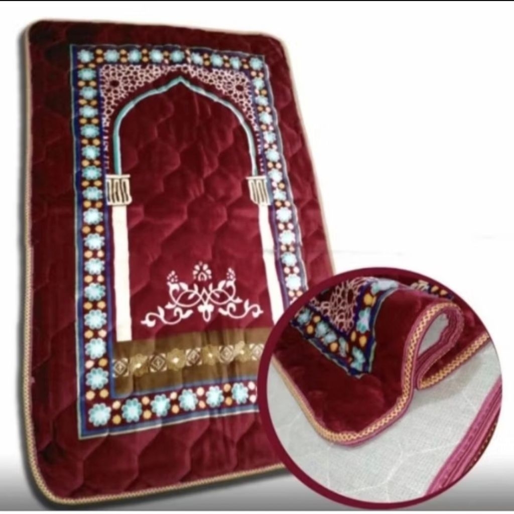 Jual SAJADAH BUSA TEBAL UKURAN DEWASA SEJADAH EMPUK SAJADAH PREMIUM ...