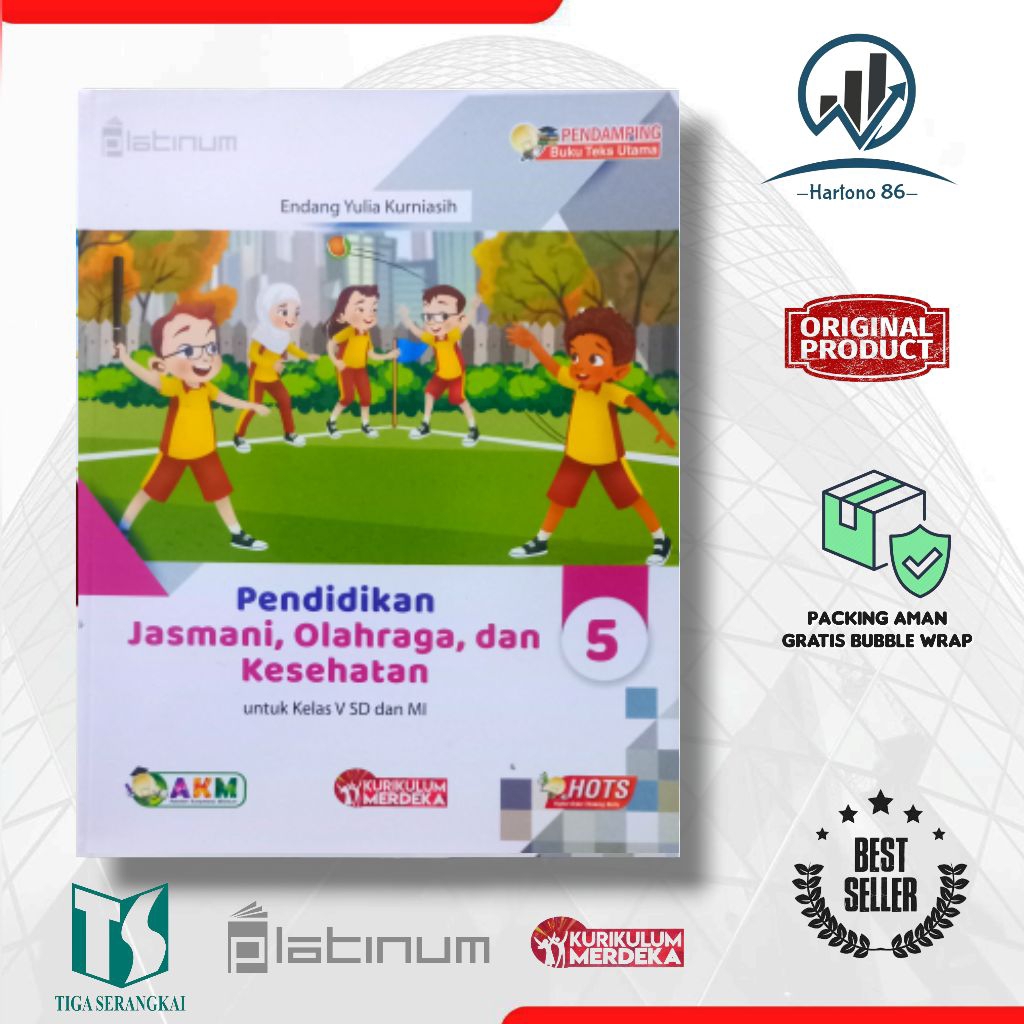Jual Bahasa PJOK Revisi platinum Tiga serangkai untuk SD/MI Kelas 5 Kurikulum Merdeka | Shopee ...
