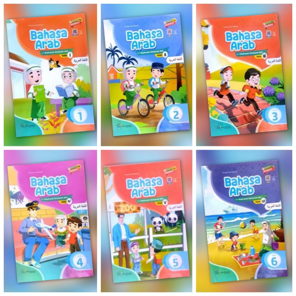 Jual [Pustaka Mulia] ORI Buku SD Bahasa Arab Kelas 1 2 3 4 5 6 Shaf Media Indonesia Pustaka ...