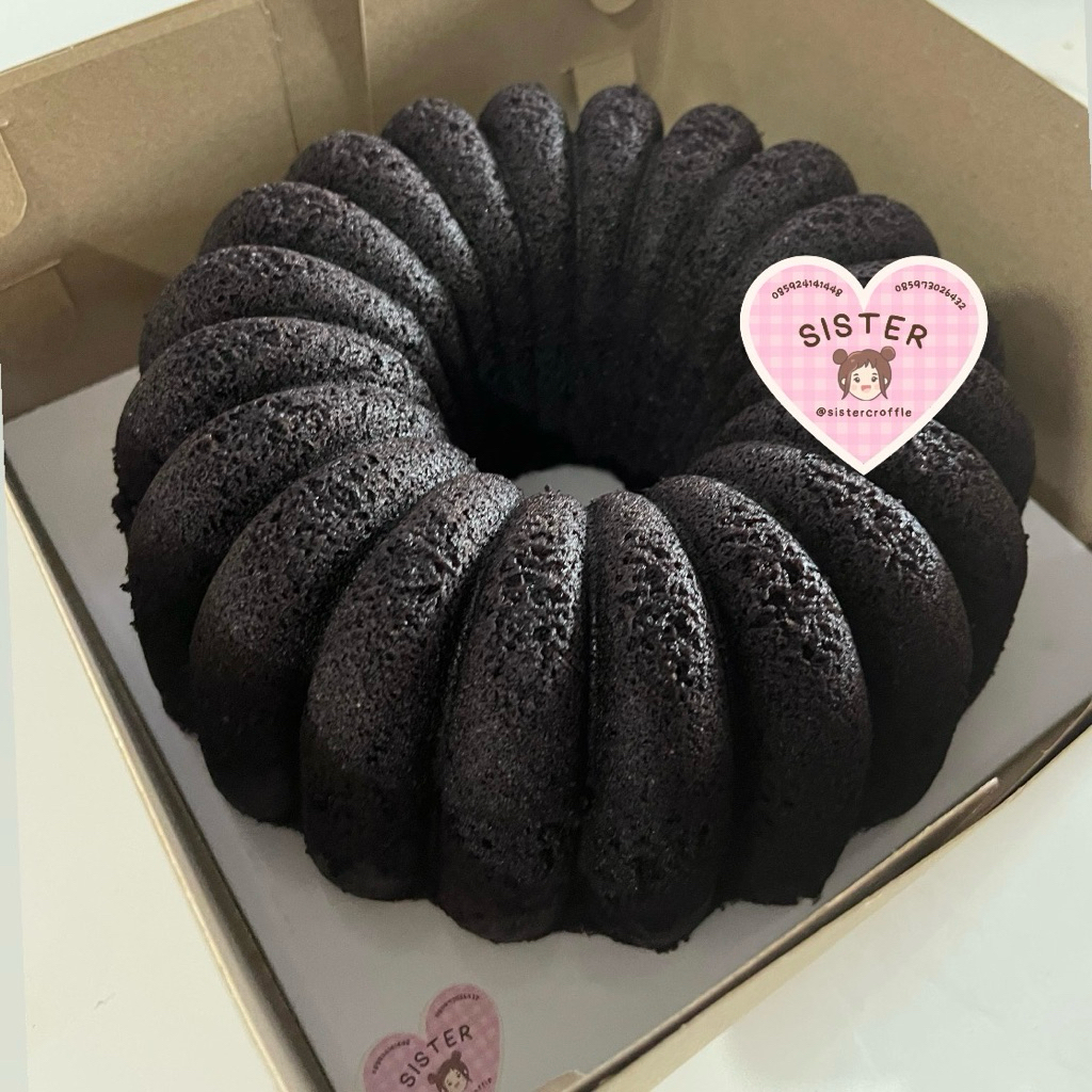 Jual Bolu Ketan Hitam Melt Cheese Keju Lumer size 24 PRE ORDER 3 HARI ...