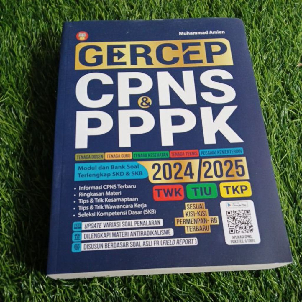 Jual buku gercep cpns & pppk 2024 -2025 modul dan bank soal terlengkap skd & skb tkw tiu tkp ...