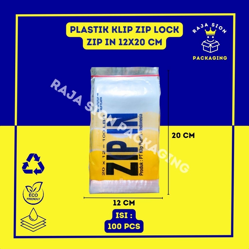 Jual Plastik Klip Zip Lock / Plastik Klip ZIP IN 12x20 CM | Shopee ...