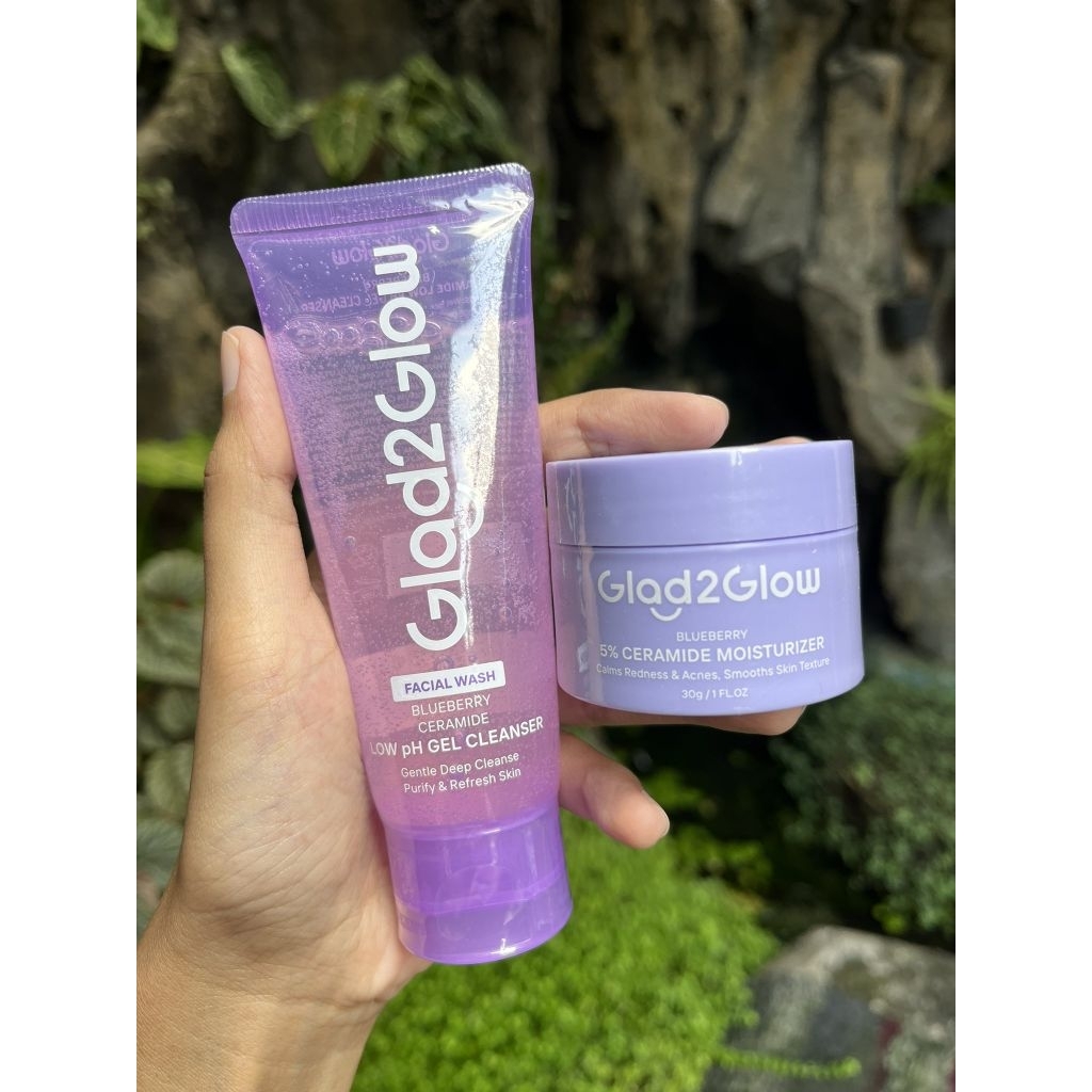 Jual [BACA DESKRIPSI ] GLÅD2GLÔW Blueberry 5% Ceramide Skin Barrier ...