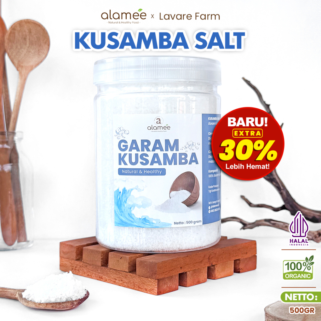 Jual Garam Kusamba Premium Sea Salt Laut Bali 500gr Organik Murni ...