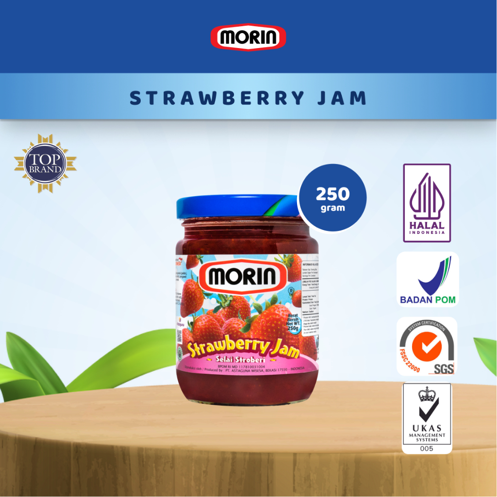 Jual Morin Selai Strawberry 250 Gr - Selai Buah Stroberi | Shopee Indonesia