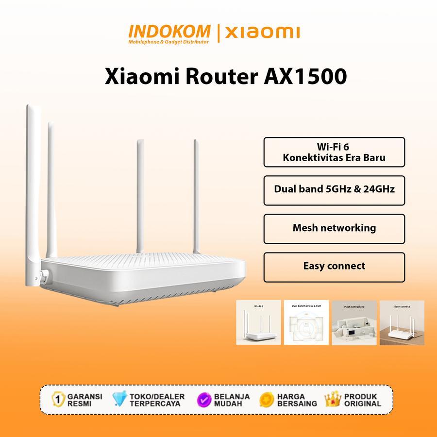 Jual Xiaomi Router AX1500 Wi-Fi 6 - Dual Band 2.4Ghz & 5Ghz - 1500 Mbps ...
