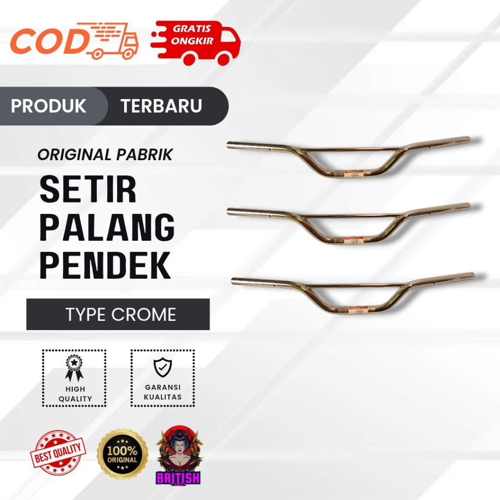 Jual Stang Setir Palang Pendek PNP Tinggal Pasang BESI TEBAL Type CROME ...