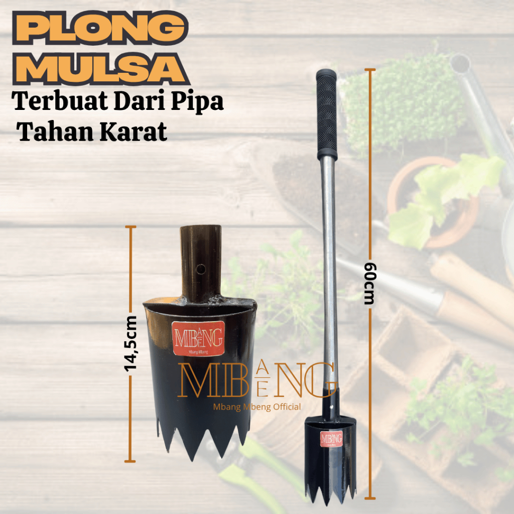 Jual Mbang-Mbeng Plong Mulsa diameter 7cm / Alat Pelubang Plastik Mulsa ...