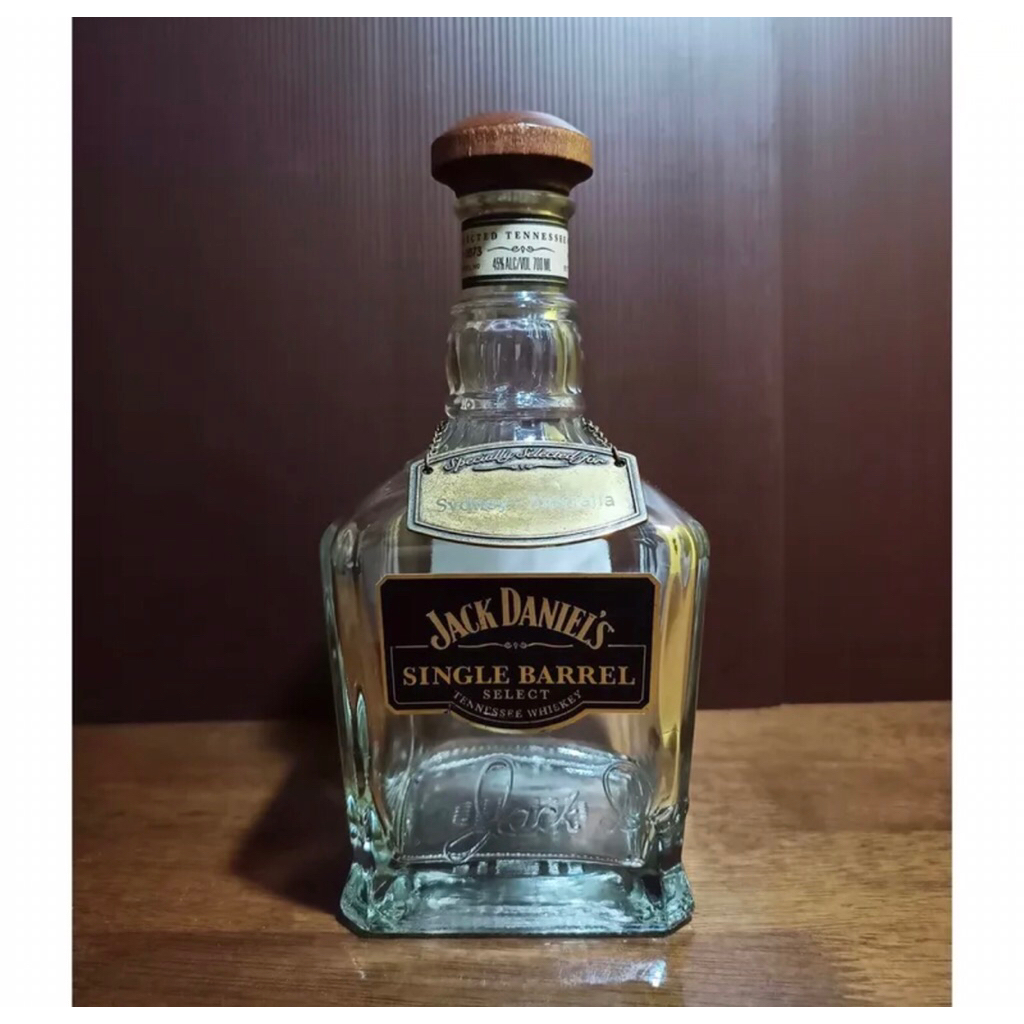 Jual botol bekas jack daniels single barel / botol pajangan / botol koleksi | Shopee Indonesia