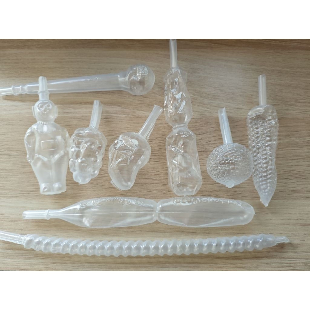 Jual Plastik Bentuk Karakter/Buah-buahan untuk es Pudot dll. | Shopee ...
