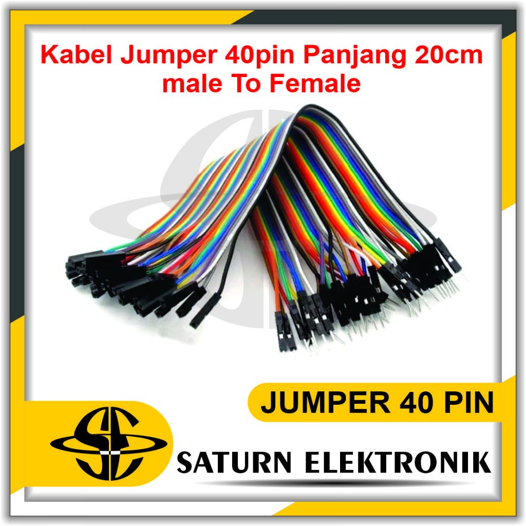 Jual Kabel Jumper Dupont Line 40pin 20cm F-F F-M | Shopee Indonesia