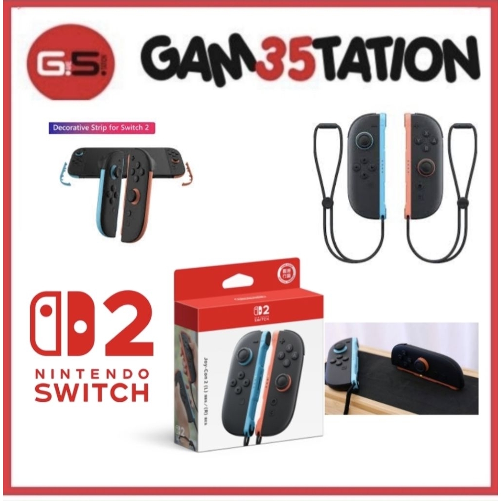 Jual NINTENDO SWITCH 2 JOYCON (R)(L) LIGHT BLUE/LIGHT RED CONTROLLER ...