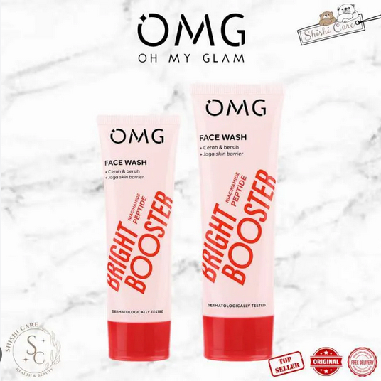 Jual OMG FACIAL WASH BRIGHT BOOSTER 100ML | Shopee Indonesia