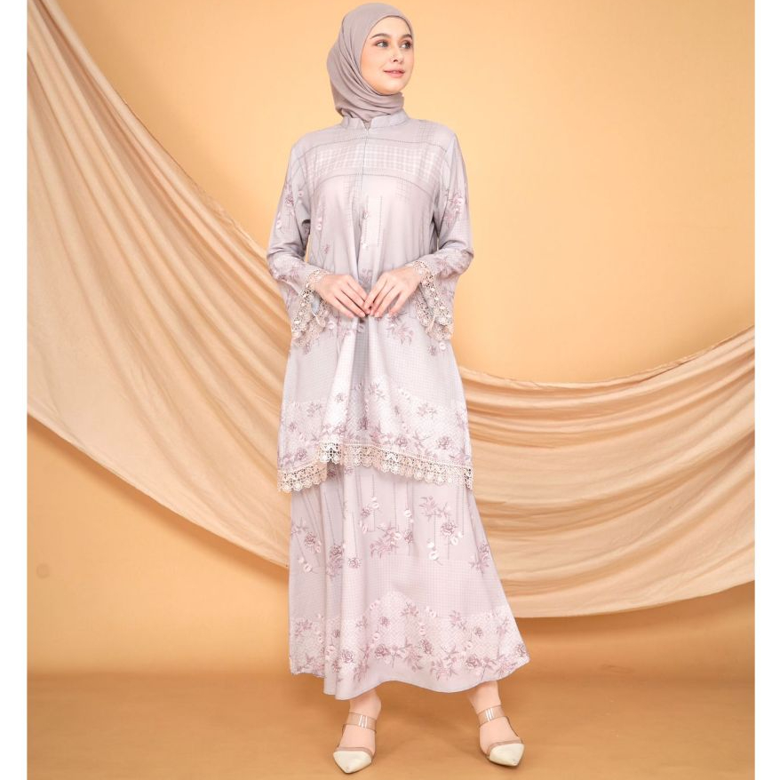 Jual Nahira - Set rok malay set kurung melayu motif stelan rok kurung ...