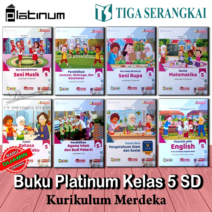 Jual Buku Platinum - Tiga Serangkai - SD Kelas 5 Kurikulum Merdeka | Shopee Indonesia