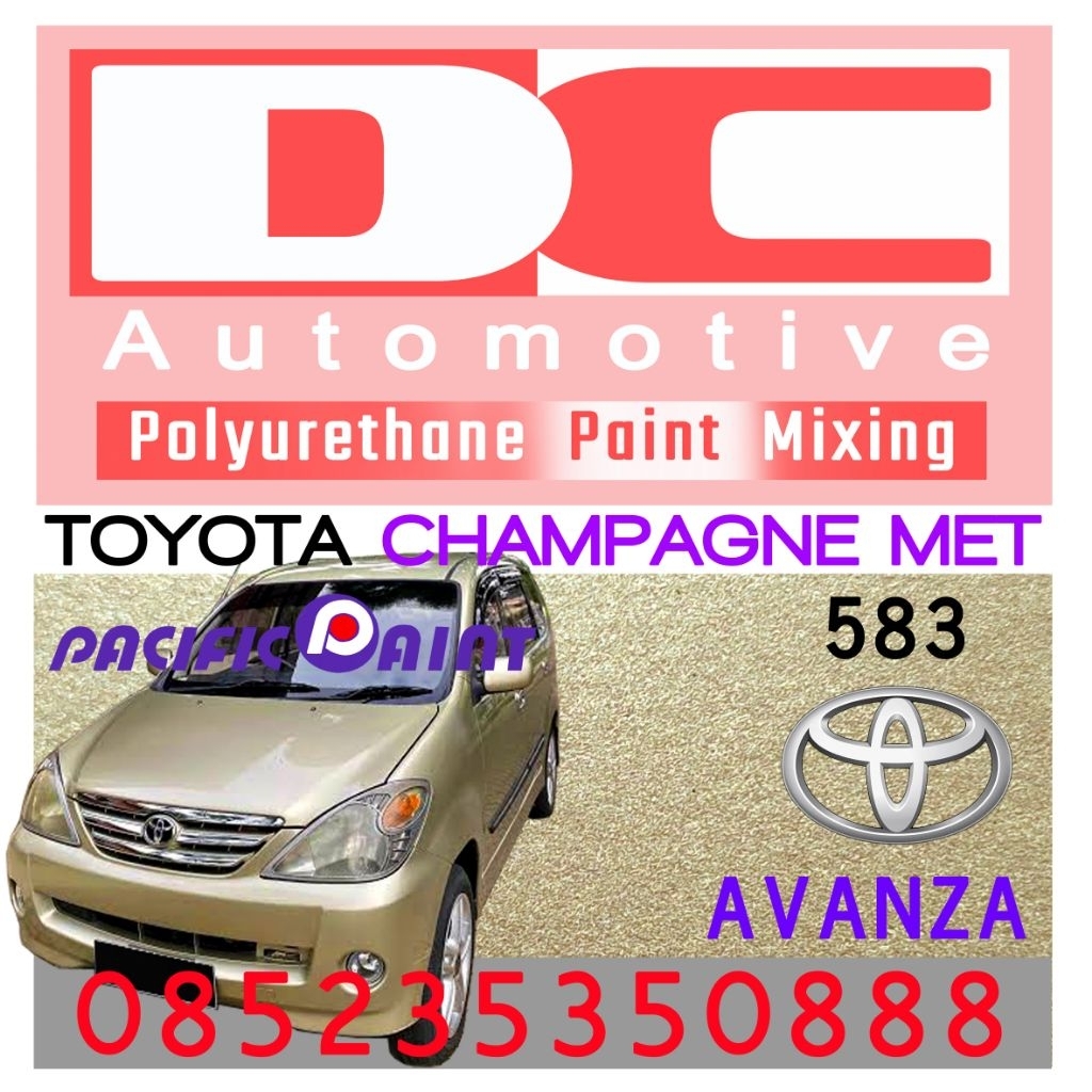 Jual Cat PU Toyota Avanza Kuning Metallic 583 | Shopee Indonesia