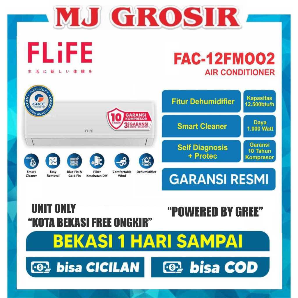 Jual AC FLIFE FAC 12 FMOO 1.5 PK 1.5PK R32 UNIT ONLY FMOO2 SERIES ...