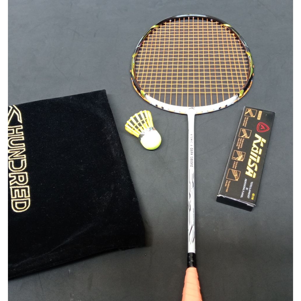 Jual Raket badminton bulutangkis bekas second original hundred atomic x ...