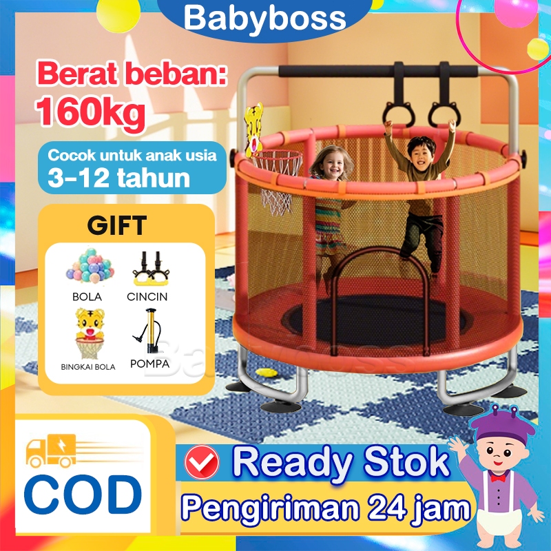 Jual Trampolin Anak Mainan 2 6 Tahun Anak Perempuan Anak Laki Laki Playground Set Lengkap ...