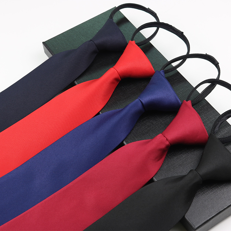Jual Dasi Zipper Pria Lazy Tie | Dasi Formal Instan Warna Solid | Cocok ...