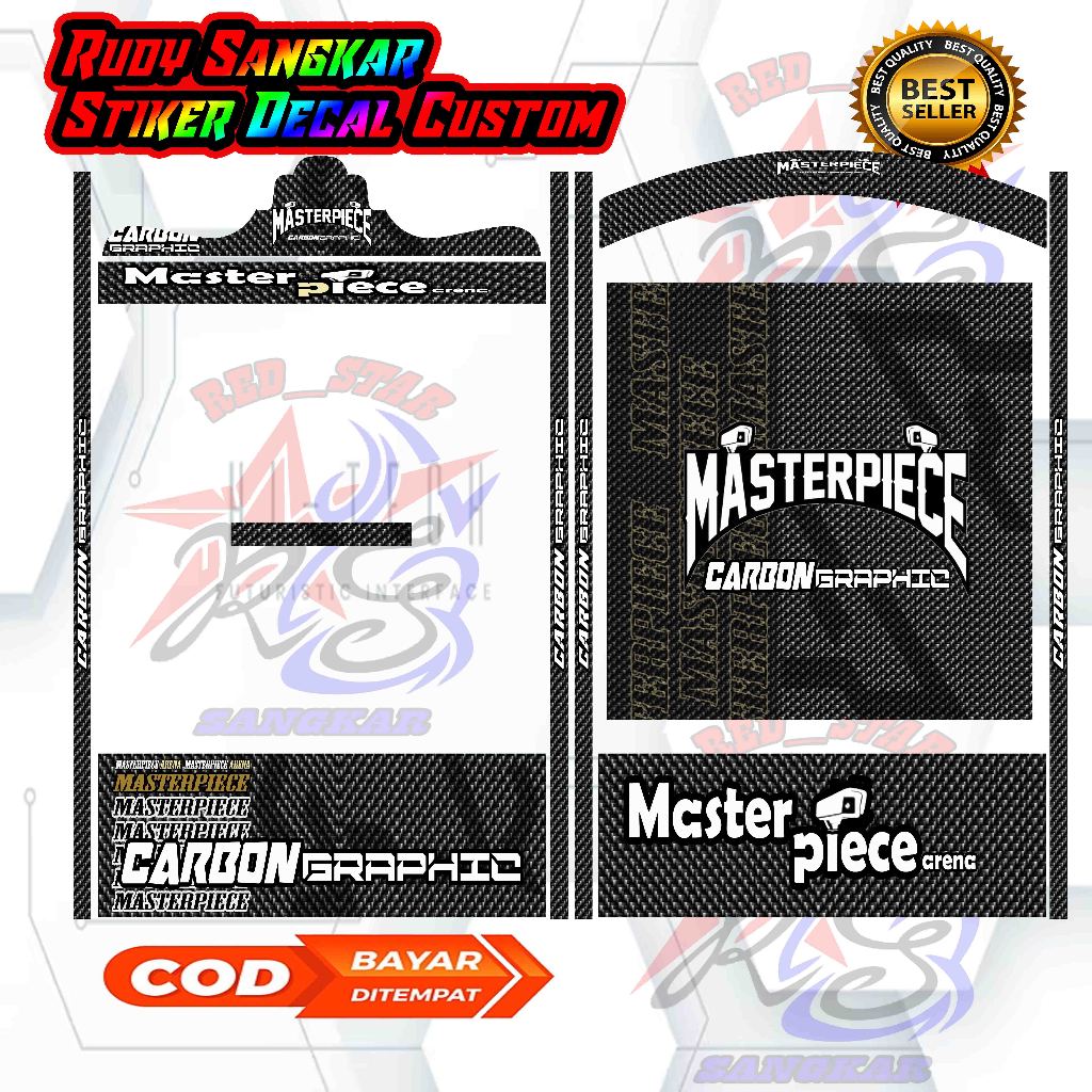 Jual STIKER DECAL CARBON MASTERPIECE UNTUK SANGKAR KHOSAN STANDAR ...