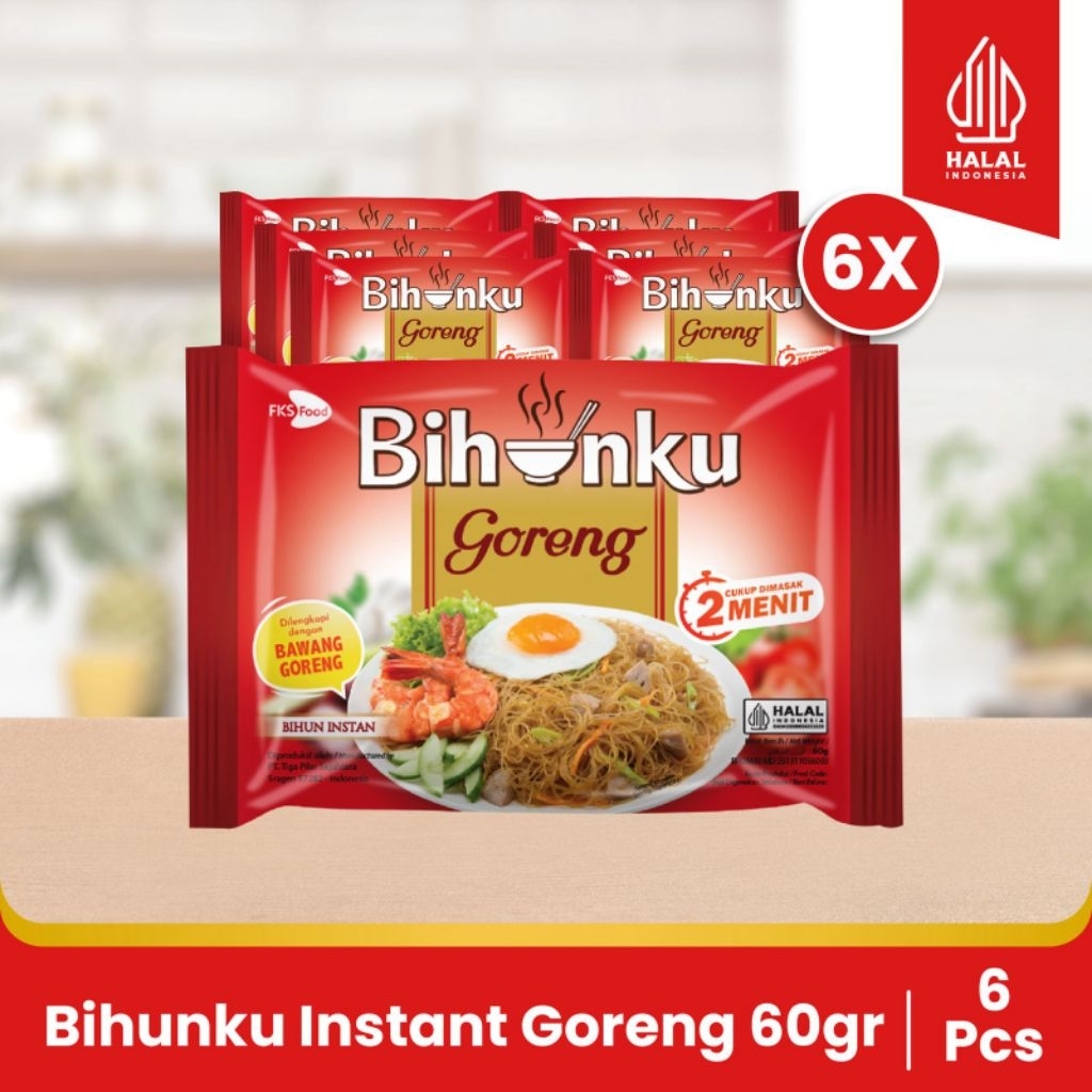 Jual Paket Bundling - Bihunku Instant - Goreng - 60 gr - 6 Pcs | Shopee ...
