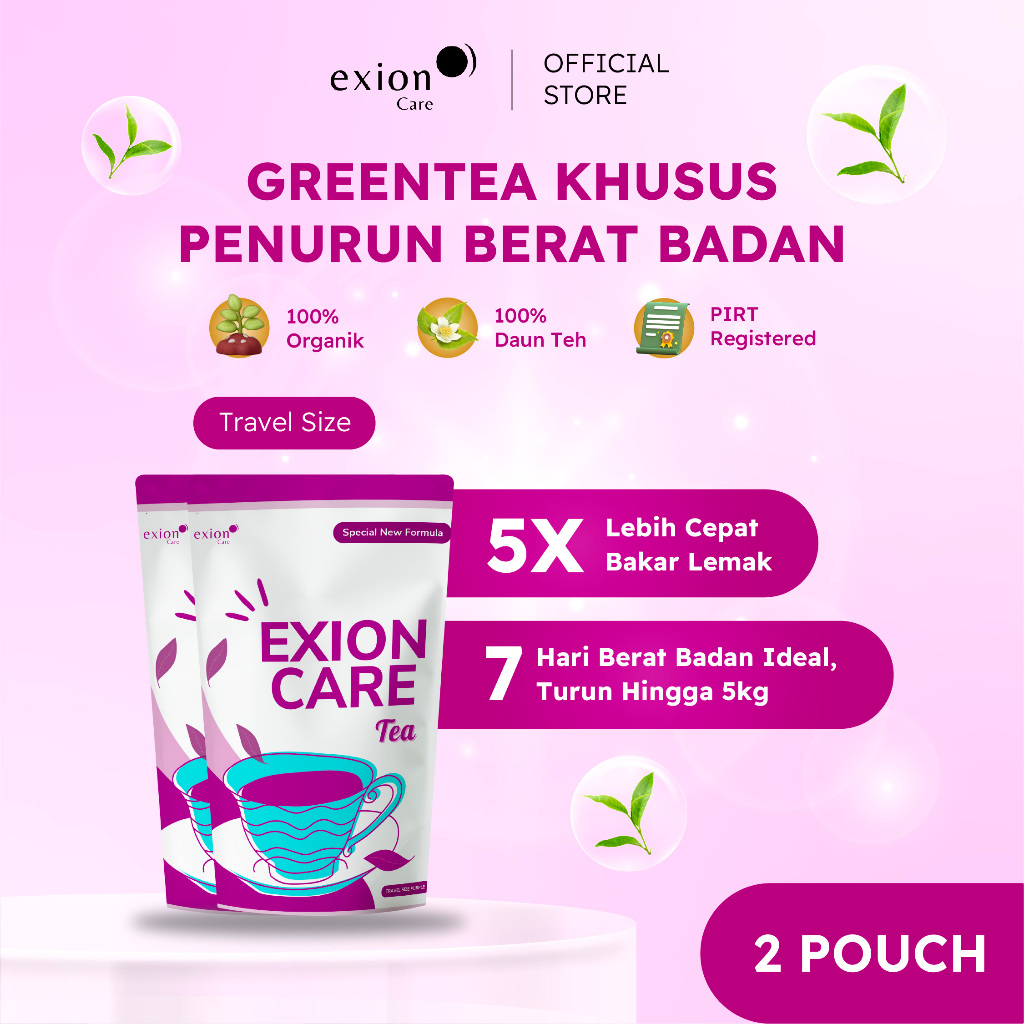 Jual Exioncare Tea Purple Series 2 Pouch Mini Series 14 Hari - Isi 20gr ...