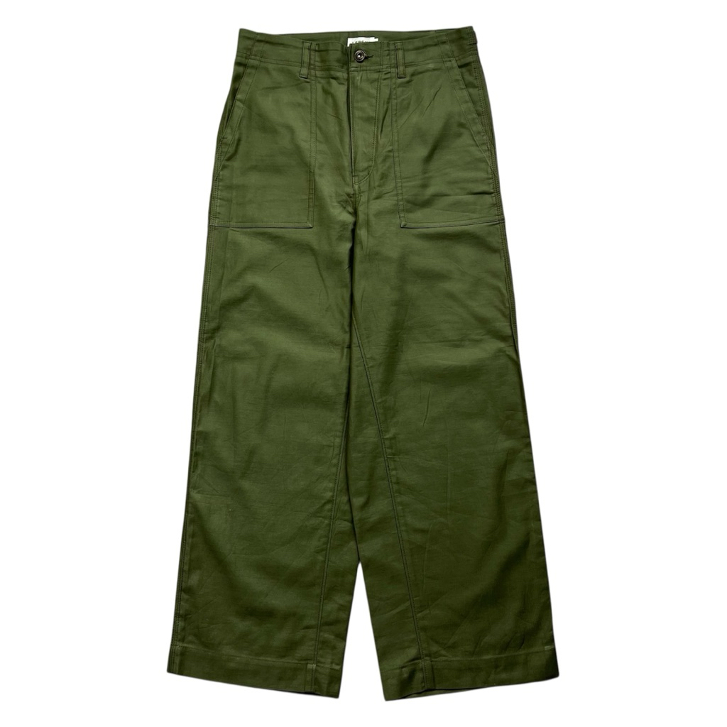 Jual Lepsim Fatigue Wide Pants Olive Green Japan | Shopee Indonesia