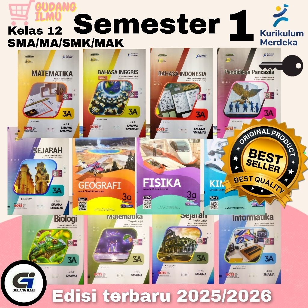 Jual Buku LKS SMA/MA kelas 12 semester 1 l kurikulum merdeka Deep ...