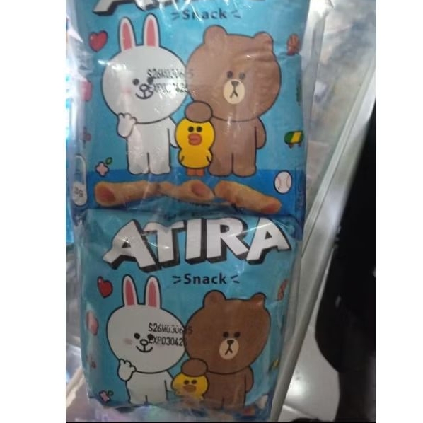 Jual SNACK ATIRA LINE KEMASAN BARU SNACK BABY SHARK 2.000 (5 pcs ...