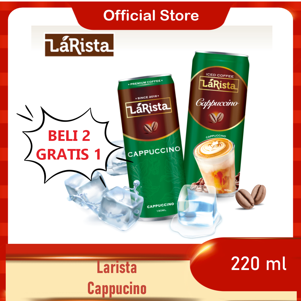 Jual Larista - Iced Coffe Cappucino 220 ml | Shopee Indonesia