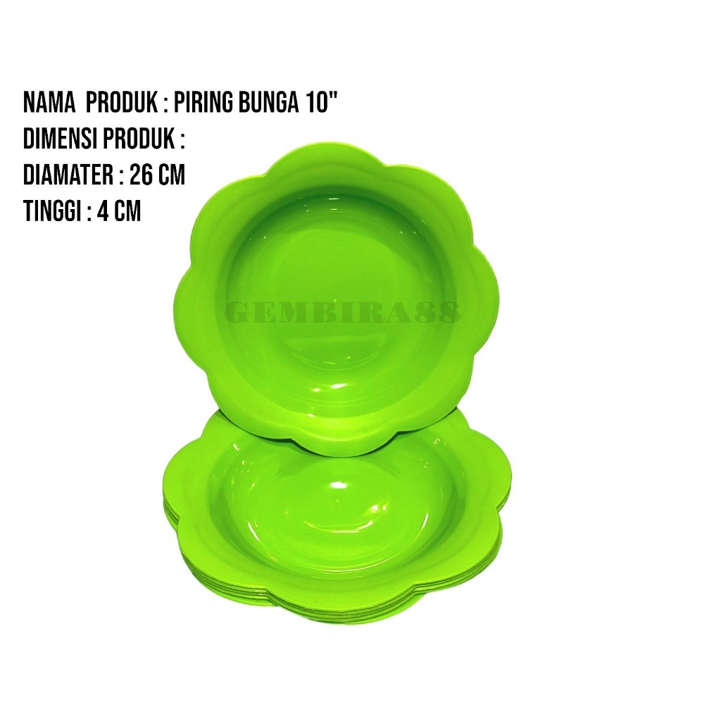 Jual Piring bunga plastik harga grosir ( 1 ball / koli isi 16 lusin ...