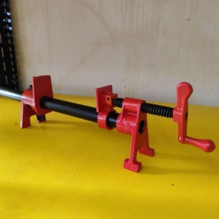 Jual Pipe clamp 3/4 inch Pipa besi 100cm/120cm penjepit kayu bar clamp ...