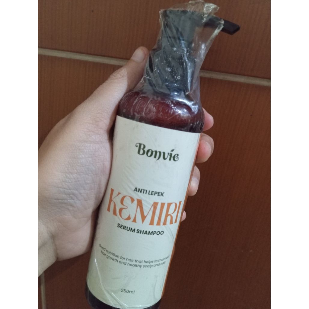 Jual [R3JECT SEGEL PLASTIK] BONVIE Kemiri Anti Lepek Serum Shampoo ...