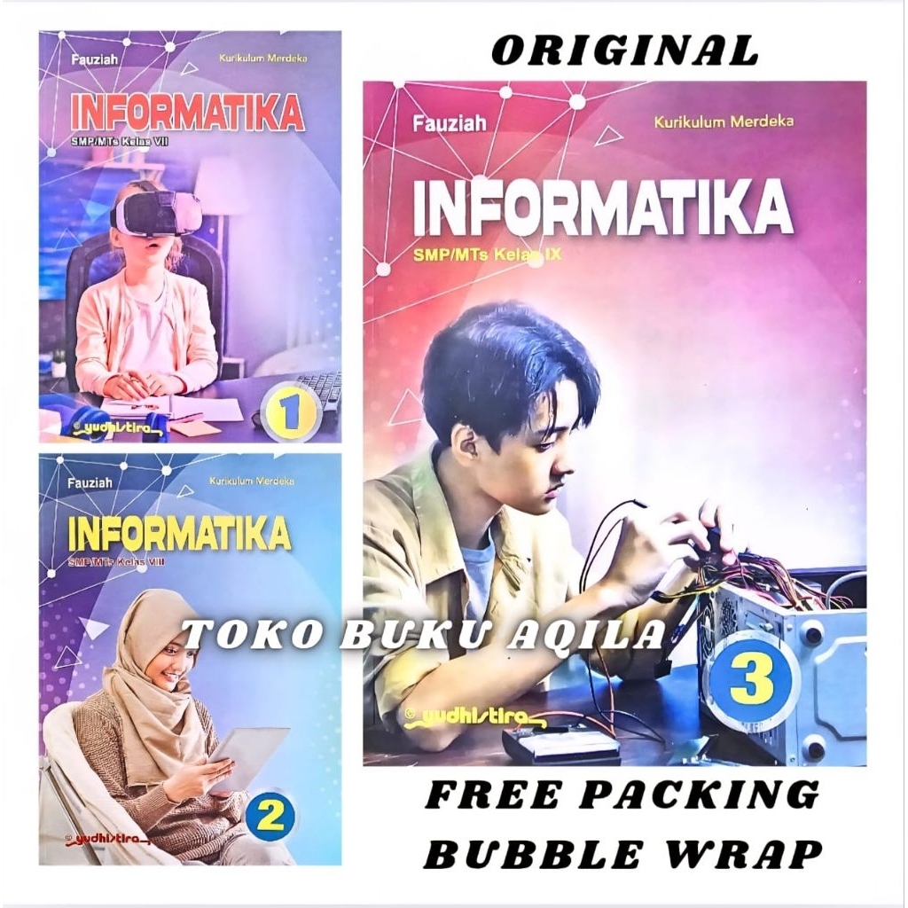 Jual Buku Informatika Kelas 7 8 9 / 1 2 3 Revisi SMP Kurikulum Merdeka Yudhistira ORI | Shopee ...