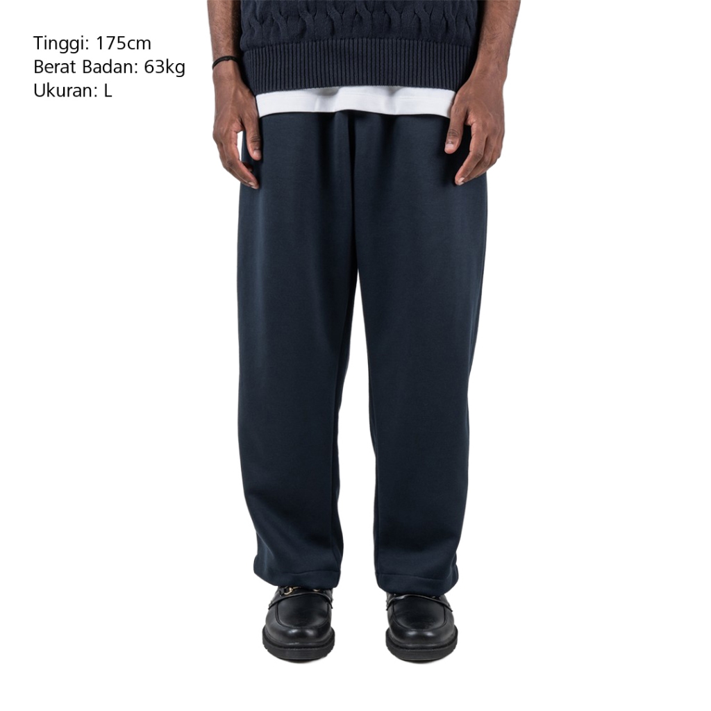 Jual Bodypack Kanoe Relax Wide Pants - Navy | Shopee Indonesia