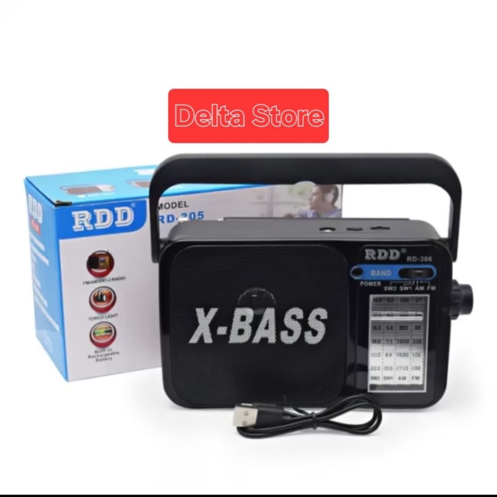 Jual Radio Speaker FM/AM Portable Murottal MiniRD-306 Pocket radio ...