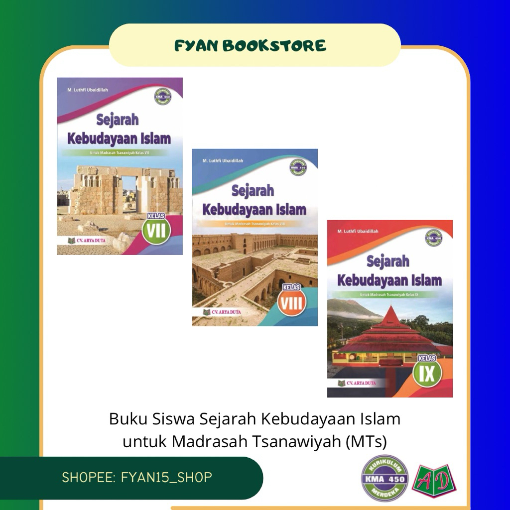 Jual Fyan Book Store: Buku Siswa Sejarah Kebudayaan Islam Madrasah ...