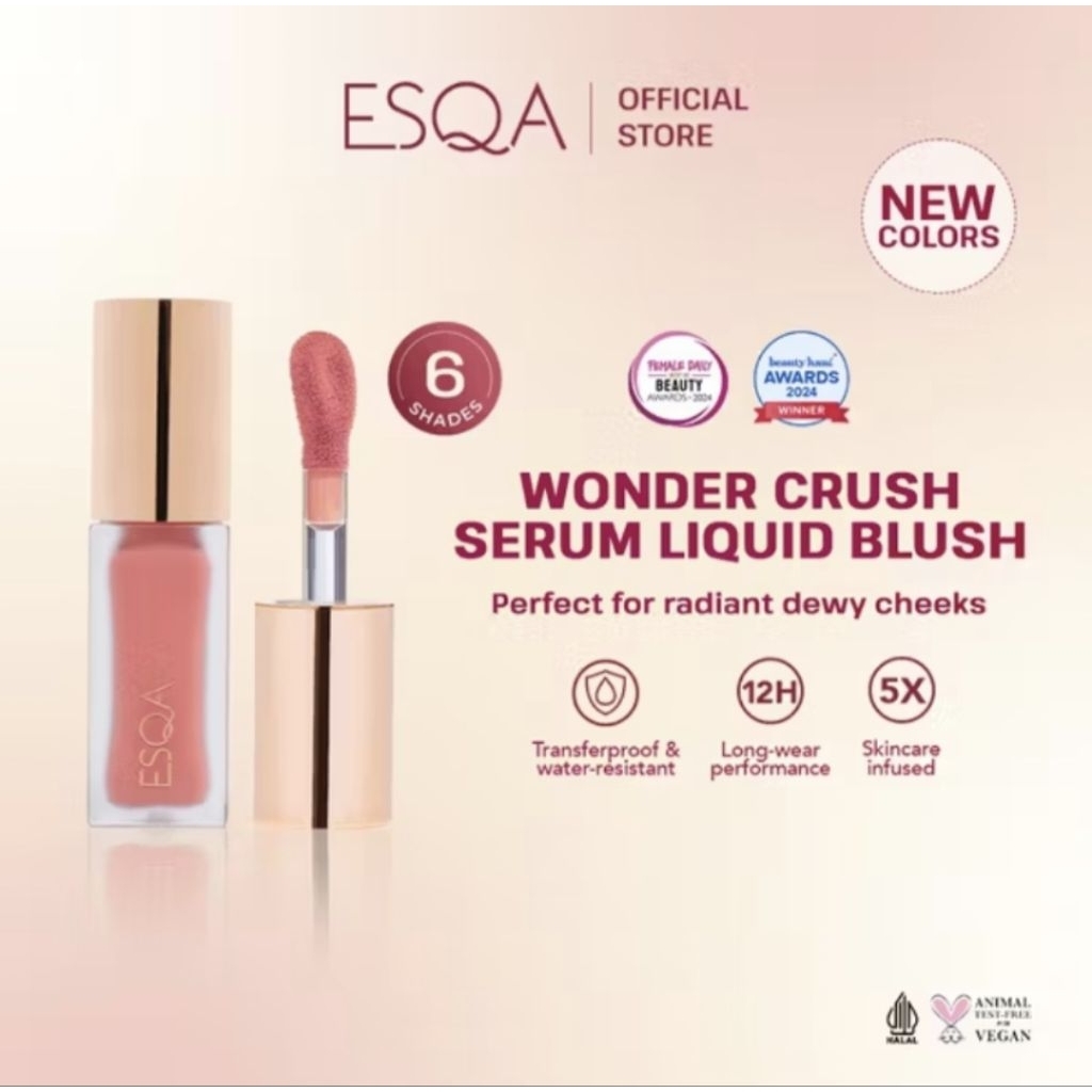 Jual ESQA WONDER CRUSH SERUM LIQUID BLUSH SHADE ICONS ONLY [NEW ...