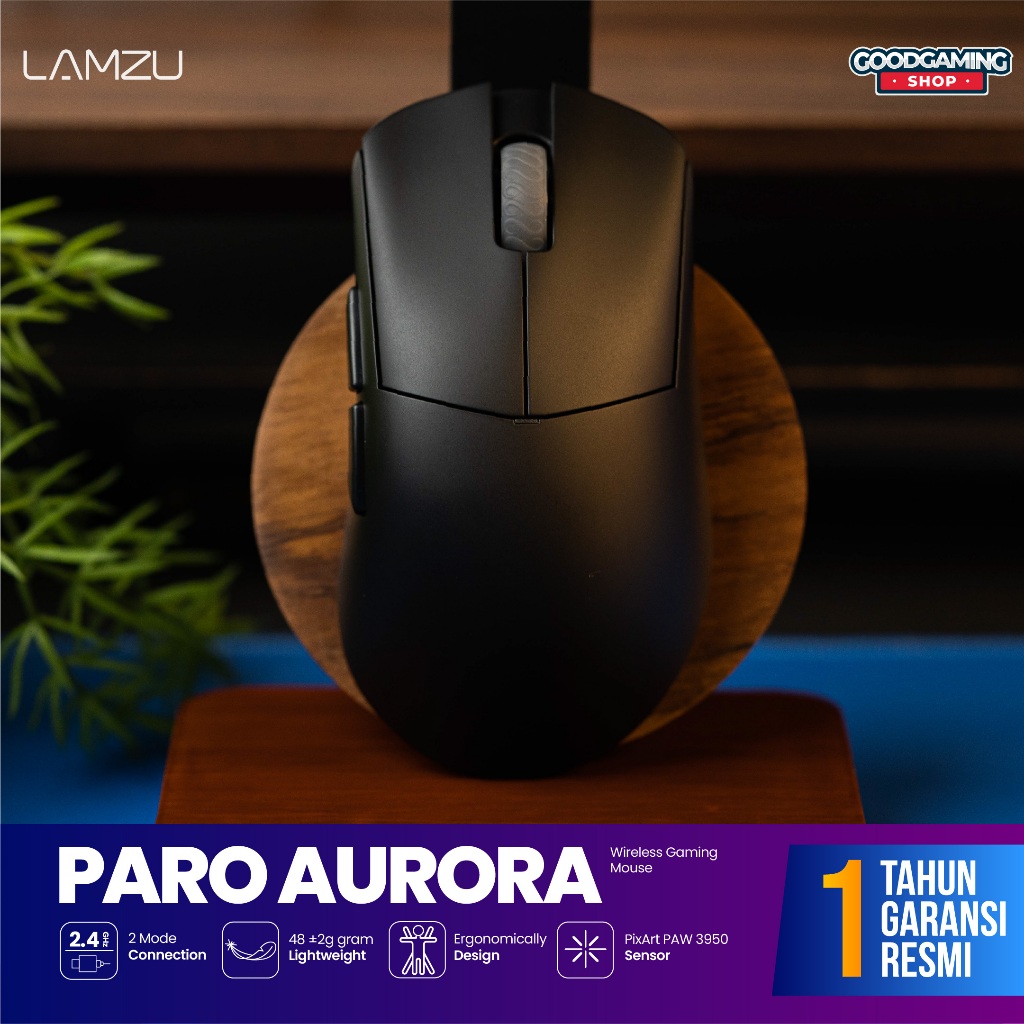Jual Lamzu PARO AURORA Gaming Mouse 8K Polling Rate | Shopee Indonesia