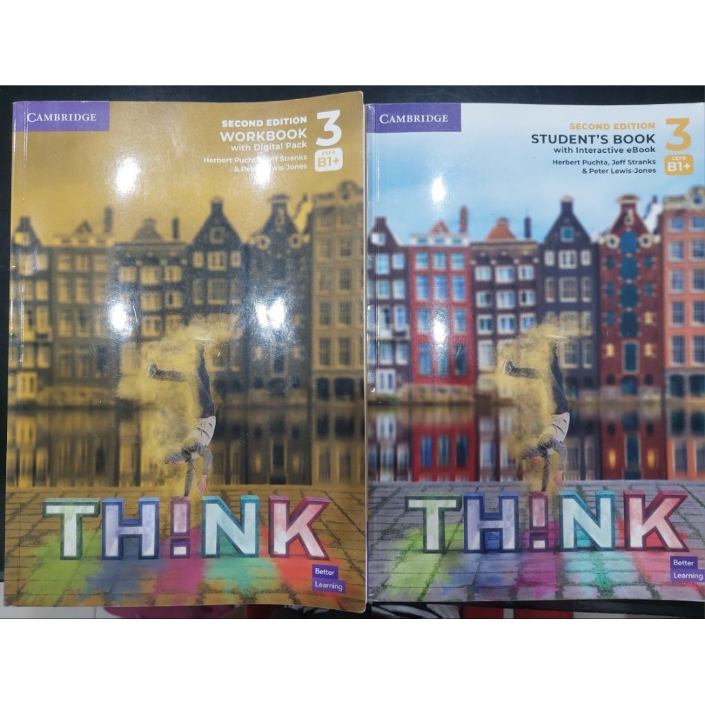 Jual Buku Think Level 3 Second Edition Sb Dan Wb Original Shopee