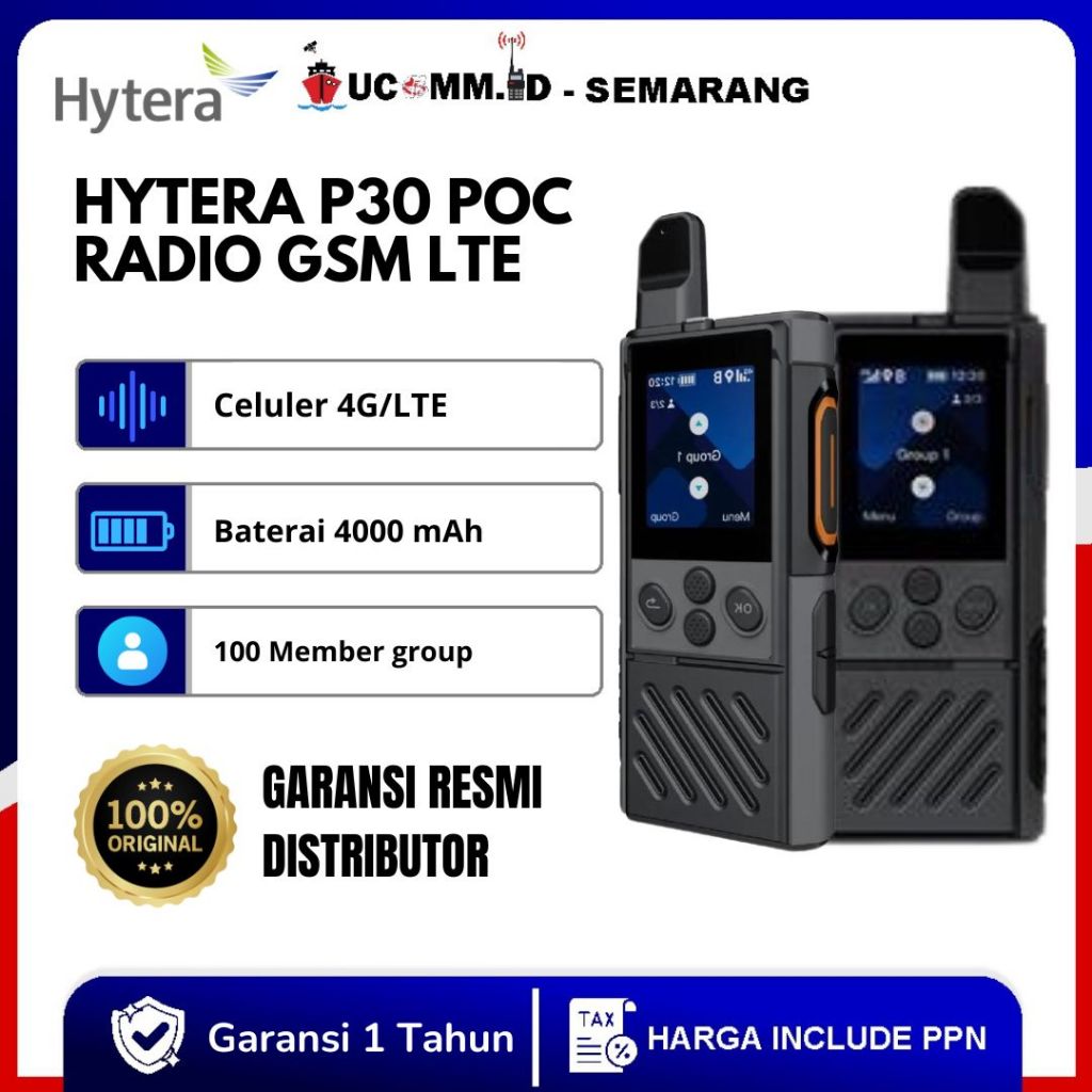 Jual Hytera P30 PoC Gsm Lte Ht POC GSM Lte Hytera P30 P 30 P-30 ...