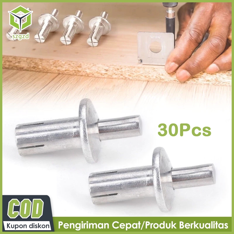 Jual Szgzd 30Pcs Frame Angkur Paku Rivet Aluminium 5mm*7mm Paku keling ...