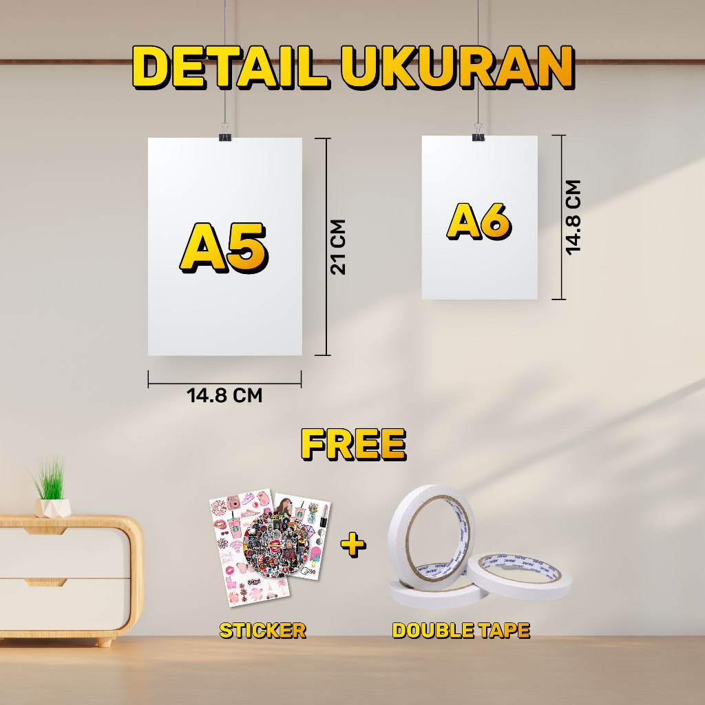 Jual Poster Dinding Aesthetic Bundle Retro Isi 24/48 Poster Poster ...