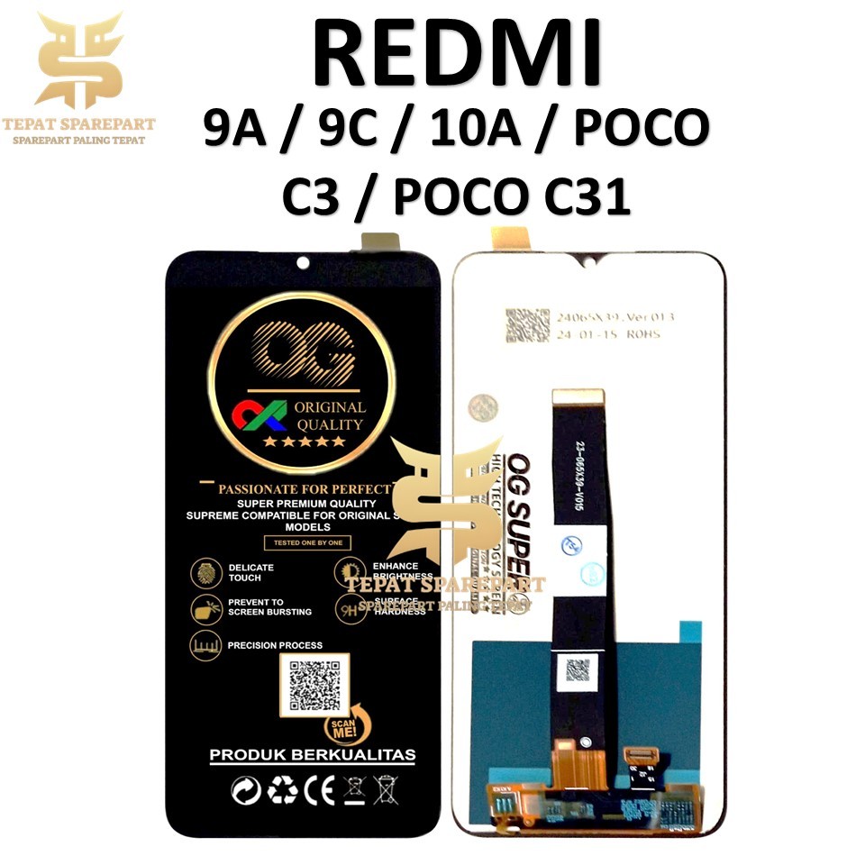 Jual LCD TOUCHSCREEN REDMI 9A / 9C / 10A / POCO C3 / POCO C31 ORIGINAL ...