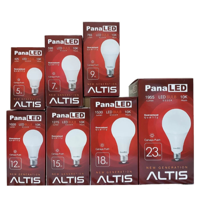 Jual Panaled Altis Lampu Led Putih 5W, 7W, 9W, 12W, 15W, 18W, 23W ...